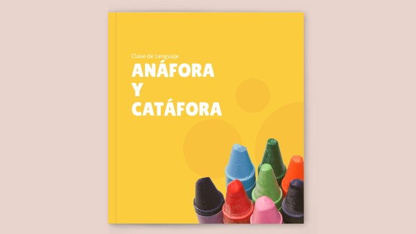 Anáfora y catáfora