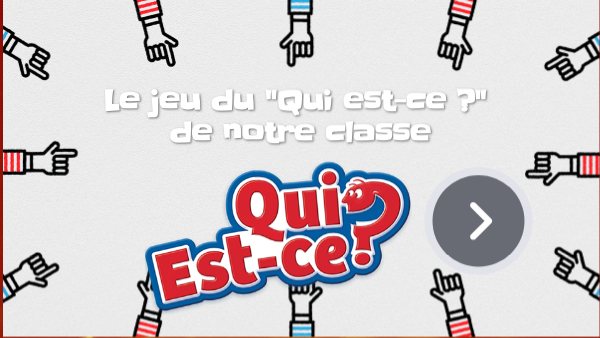 Qui est-ce ? Classe maternelle