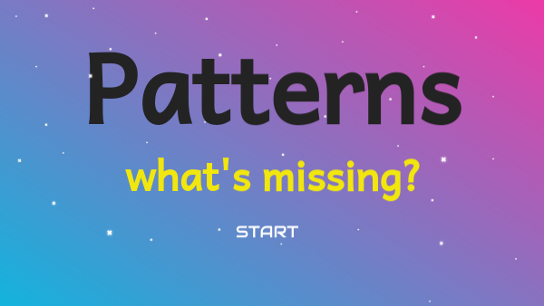 Patterns: What's Missing?