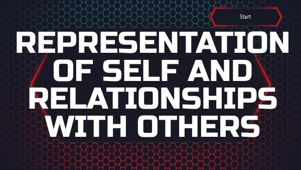 2DE REPRESENTATION OF SELF AND RELATIONSHIPS WITH OTHERS