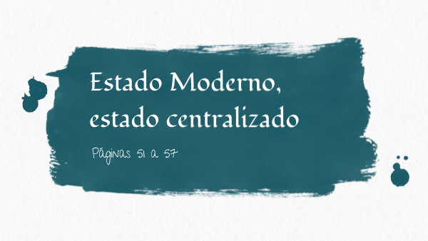8° Estado Moderno