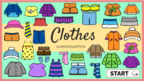 Clothes - Kindergarten