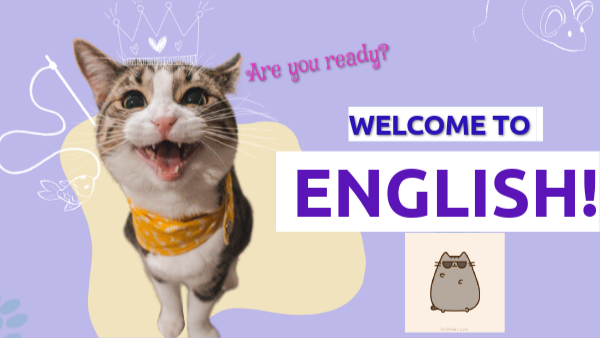 WELCOME TO ENGLISH!