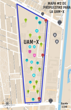 Mapa #2 de propuestas para la UAM-X