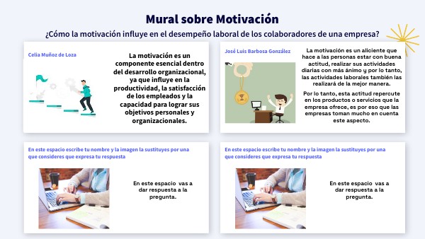 Mural sobre motivación