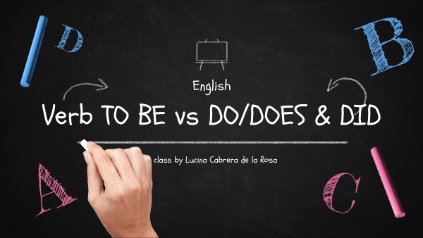 BE vs DO/DOES