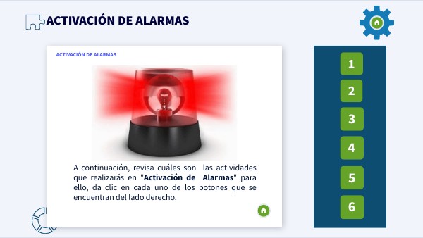 ACTIVACION DE ALARMAS