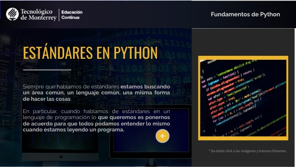 DSA M1 03 GEN Estándares en Python