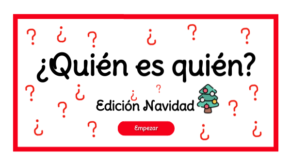 ¿Quién es quién? Edición Navidad