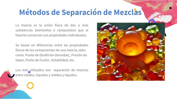 SEPARACIÓN DE MEZCLAS
