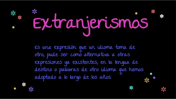 extranjerismos