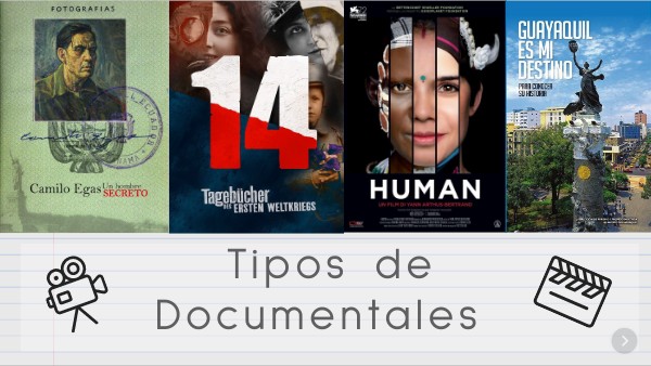 tipos de documentales