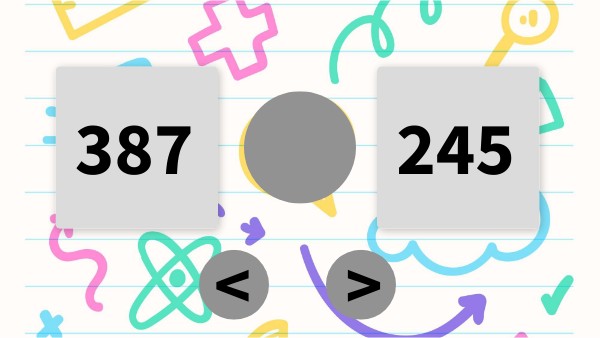 MAYOR QUE- MENOR QUE