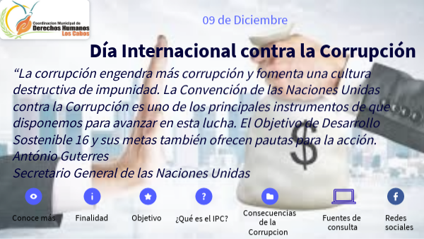 Dia Internacional Contra La Corrupcion