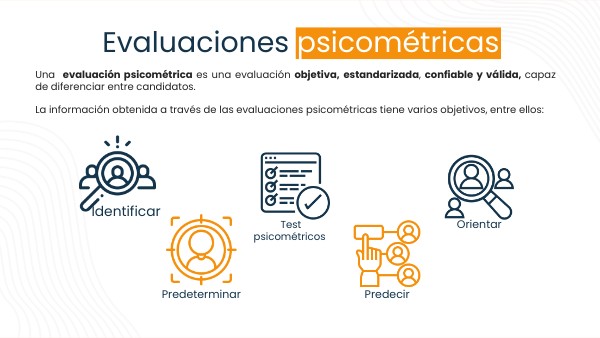 Evaluaciones psicometricas