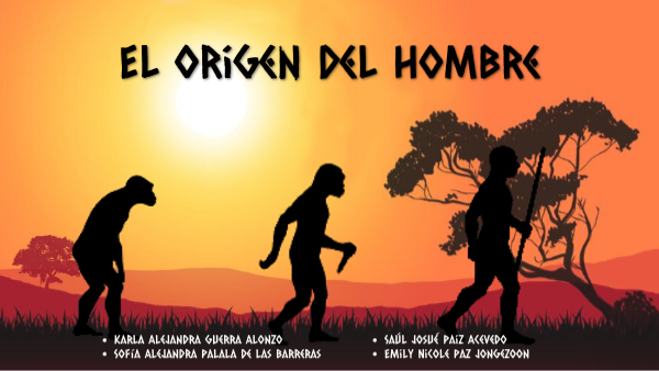 Línea de tiempo del origen del hombre