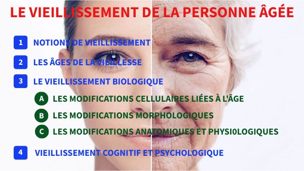 LE VIEILLISSEMENT DE LA PERSONNE AGEE