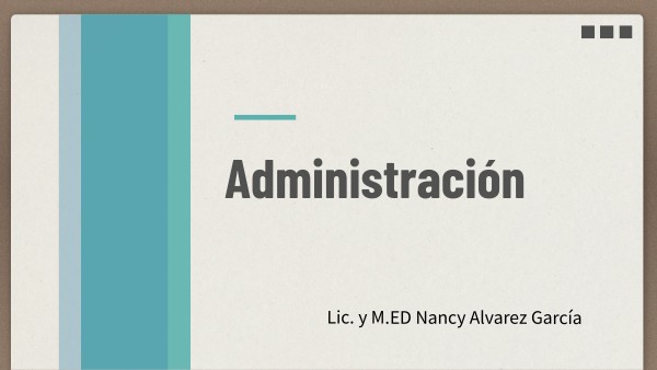 Administración