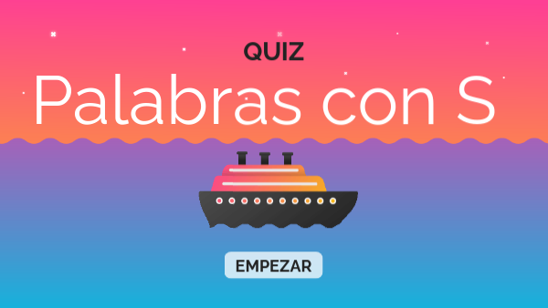 palabras con S