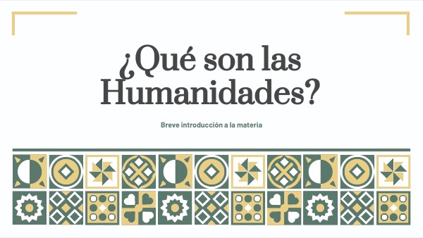 ¿Qué son las Humanidades?