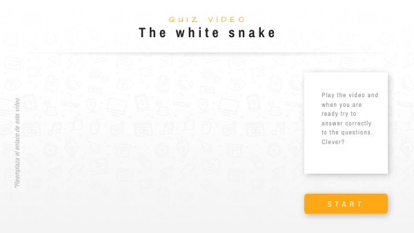 The white snake - trabajo ingles