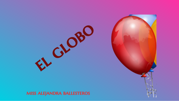el globo 1er grado