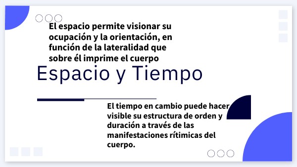 ESPACIO Y TIEMPO