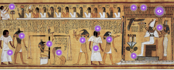 Hunefer Book of the Dead Interactive image