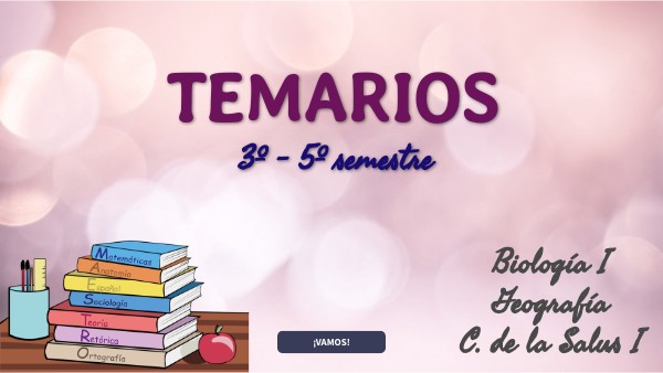 Temarios 3º y 5º