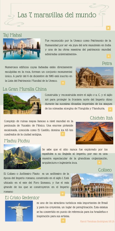 las 7 maravillas del mundo