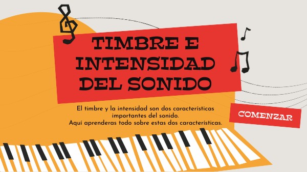 Timbre e Intensidad del Sonido