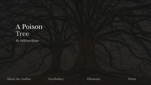 A Poison Tree