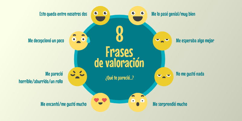Expresiones de valoración