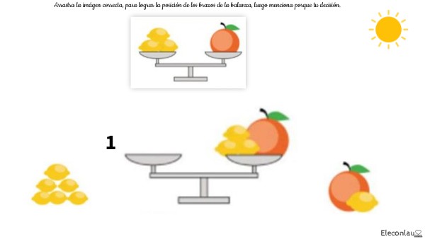 Comparación de pesos