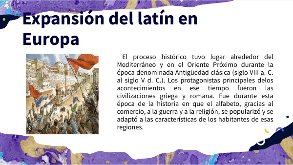Expansión del latín en Europa