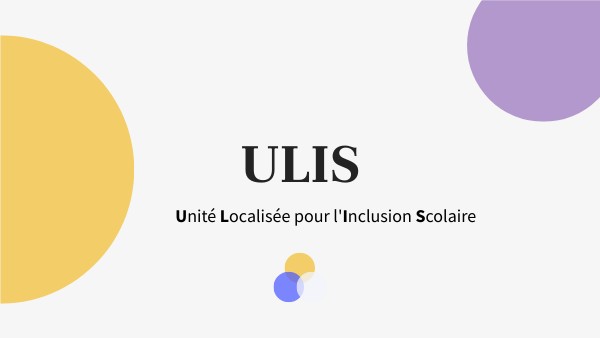 ULIS - Présentation du dispositif