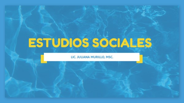 ESTUDIOS SOCIALES