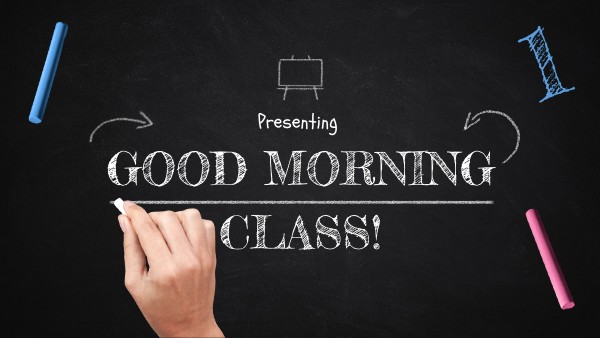Good Morning Class Clipart