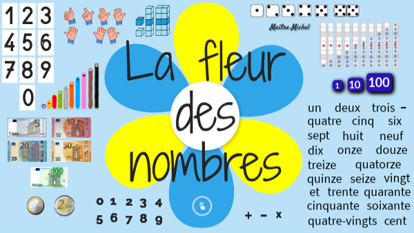 La fleur des nombres CP by Maître Michel on Genially