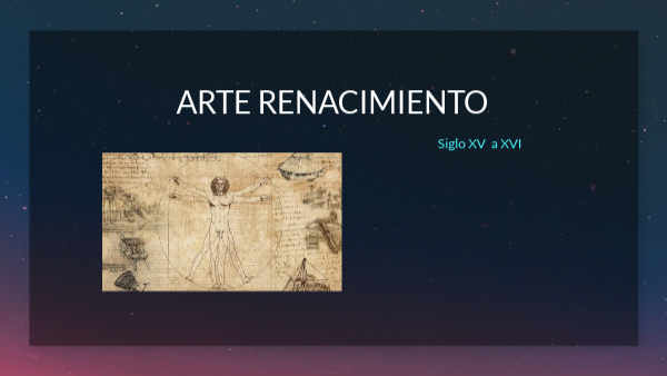 Arte Renacimiento