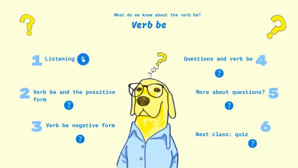 Verb BE