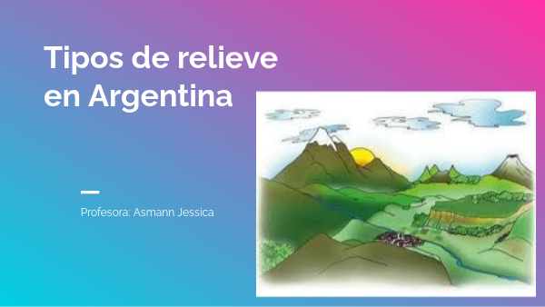 Tipos de relieve de Argentina