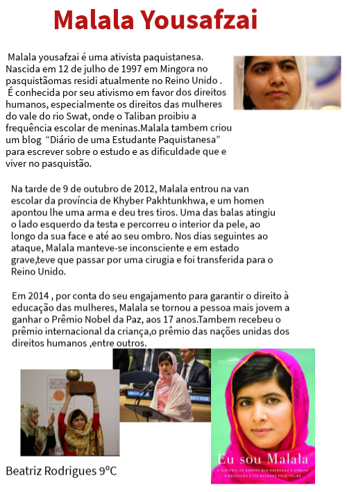 Biografia de Malala Yousafzai