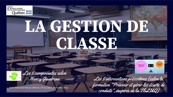 La gestion de classe
