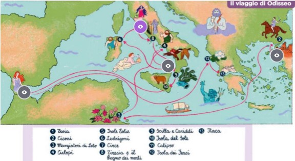 Il viaggio di Odisseo