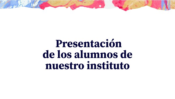presentación
