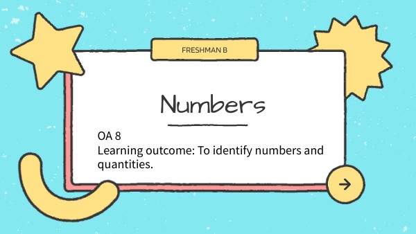 OA 8 Numbers