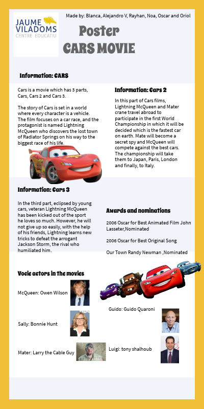 CARS MOVIE