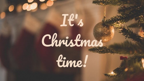 It's Christmas time