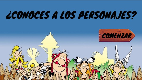 Astérix y Obélix ¿Conoces a los personajes?